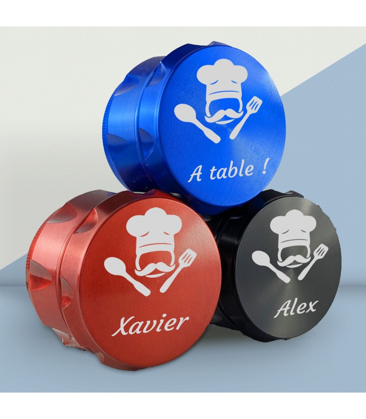Grinder à personnaliser avec votre texte