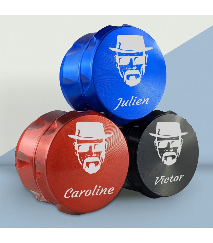 Grinder personnalisable avec votre texte et un logo