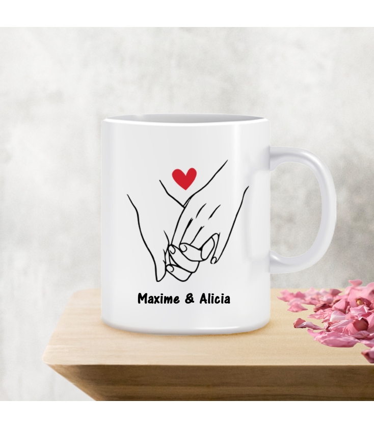 Mug personnalisable Saint-Valentin
