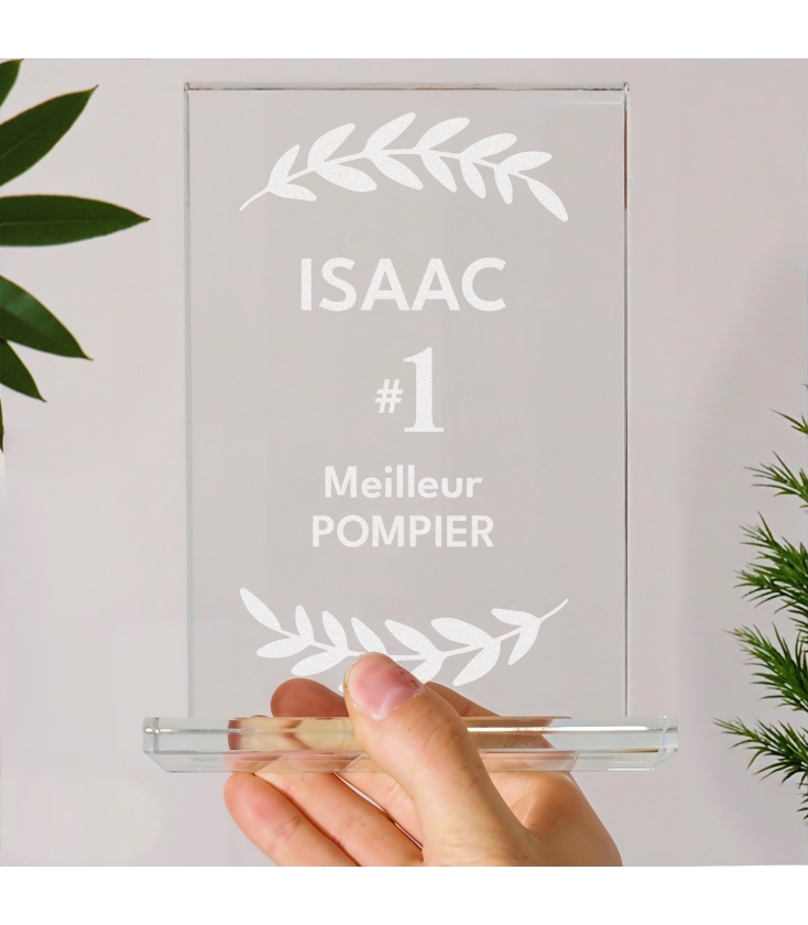 Trophée personnalisé avec votre texte pour toutes les occasions